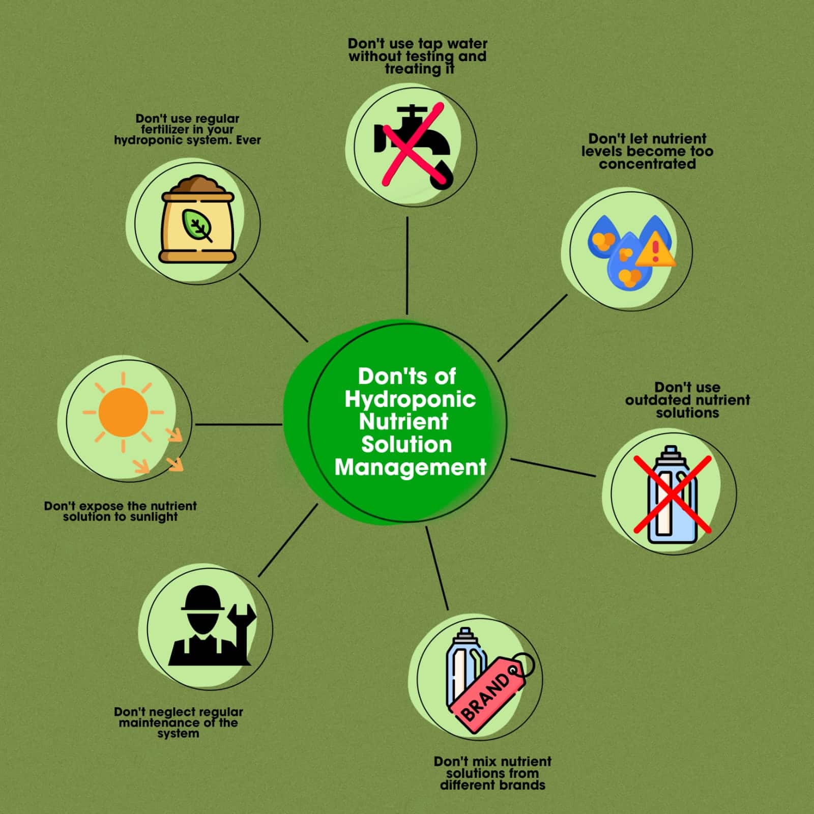 Hydroponic Nutrient Solution management: Do's and Don'ts